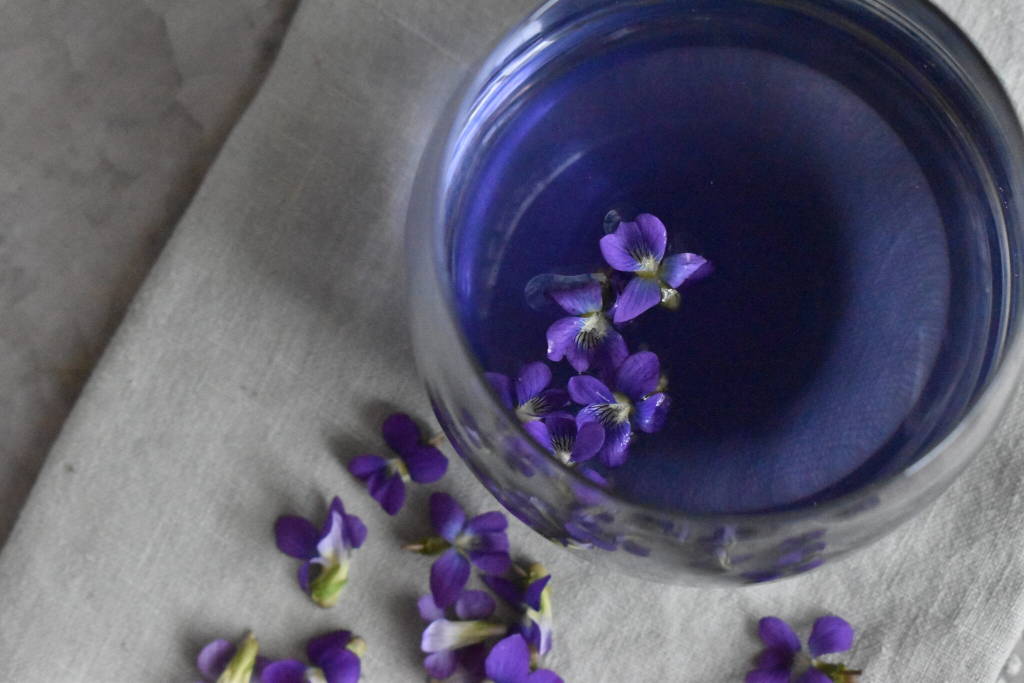 Quick and easy violet syrup tutorial | indie herbalist