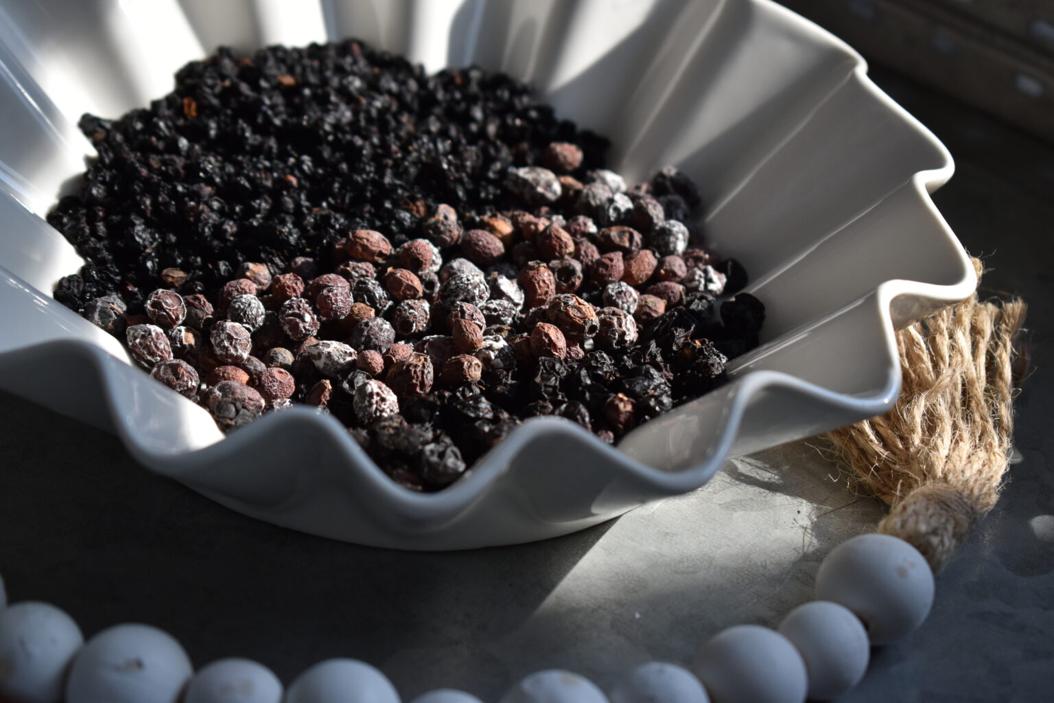 Dried berries for herbal winter wellness | indie herbalist